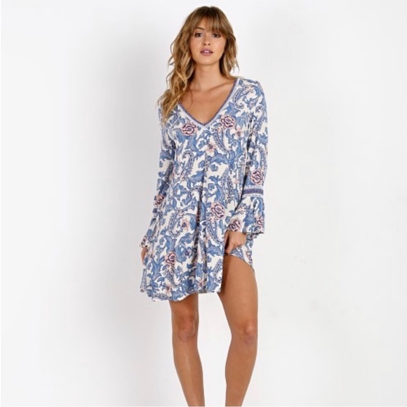 Spell | Dresses | Spell The Gypsy Etienne Paisley Floral Print Mini ...